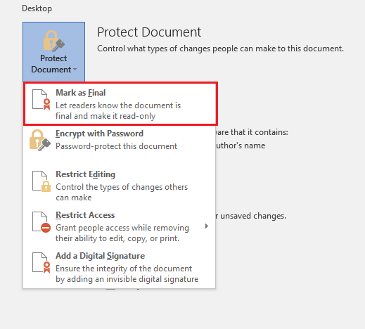 How To Make A Word File Into Read only The Magazine